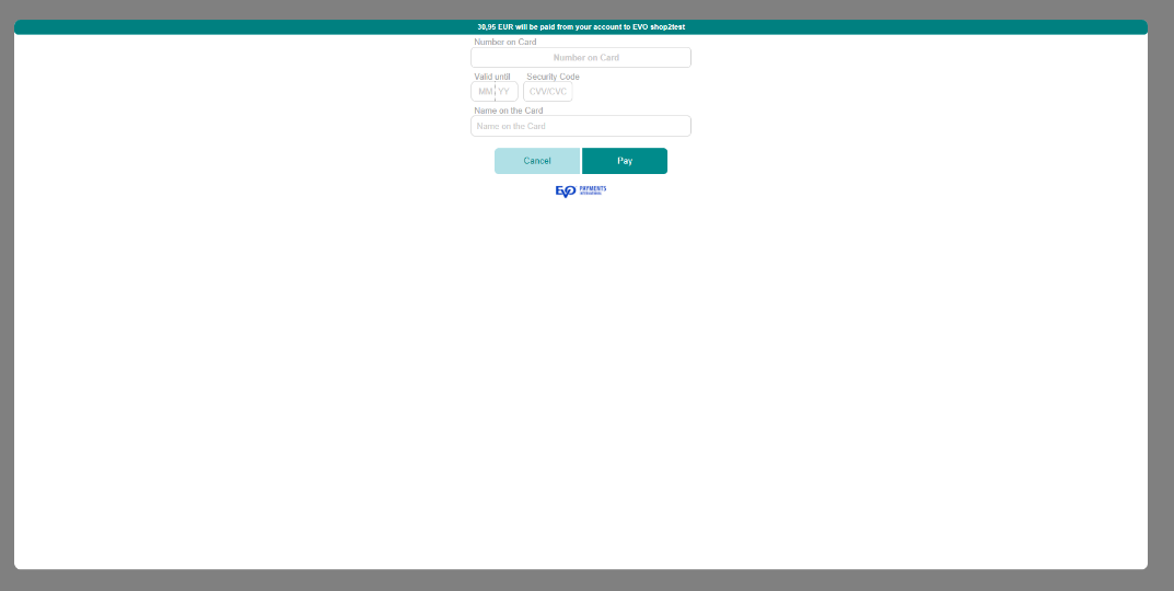 ecwid 2 - EVO Payments UK